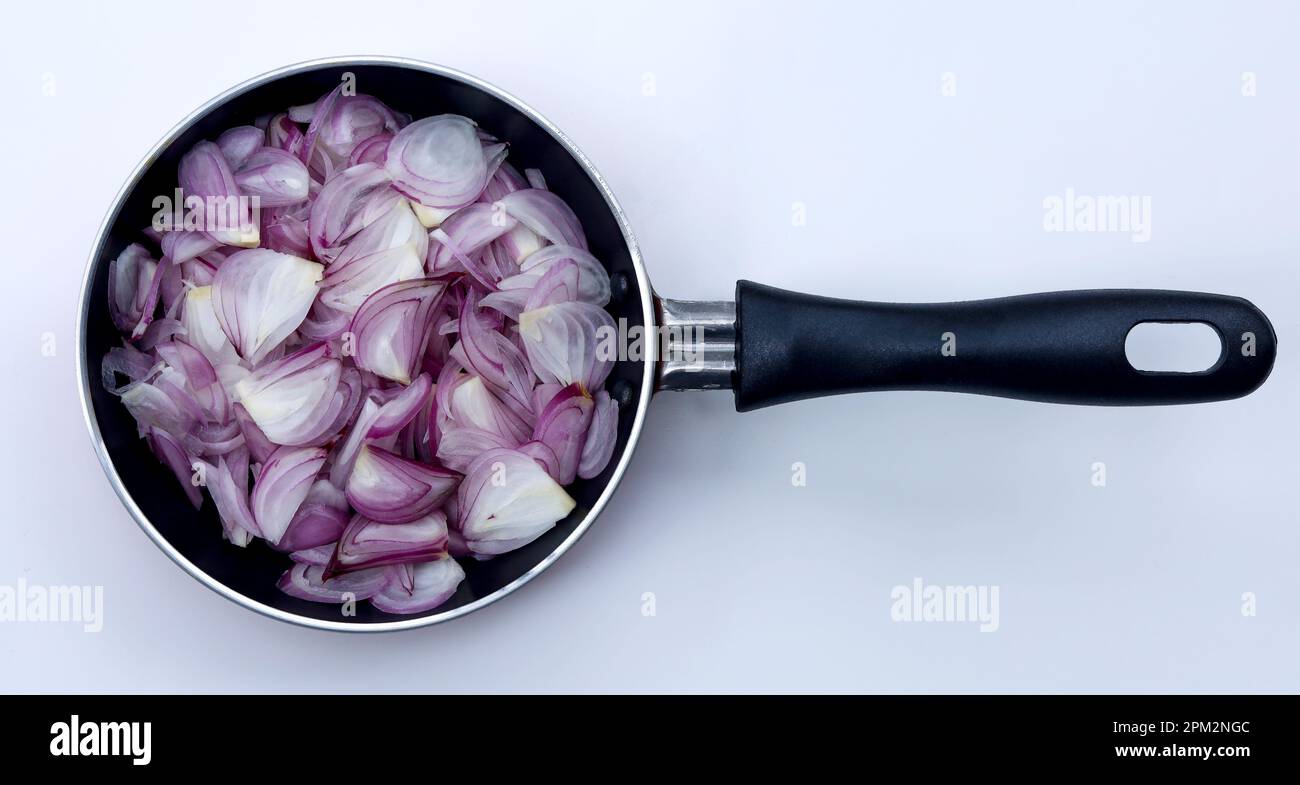 Frying diced onions hi-res stock photography and images - Alamy