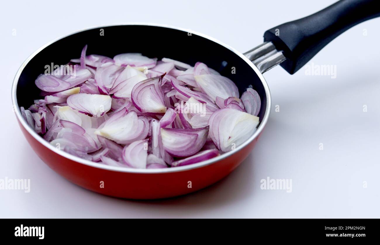 Frying diced onions hi-res stock photography and images - Alamy