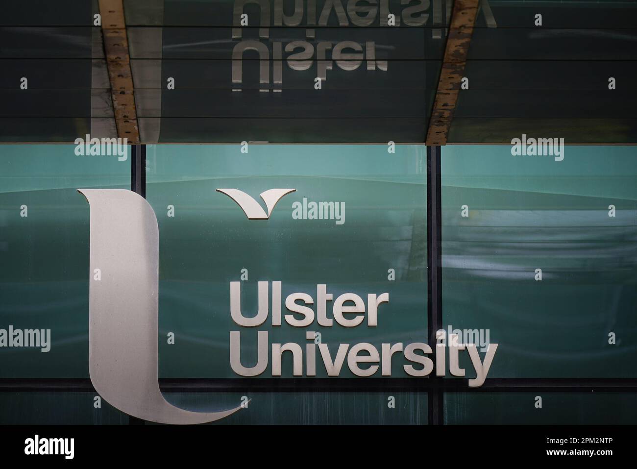 A view of Ulster University's Birley Building in Belfast city centre ...