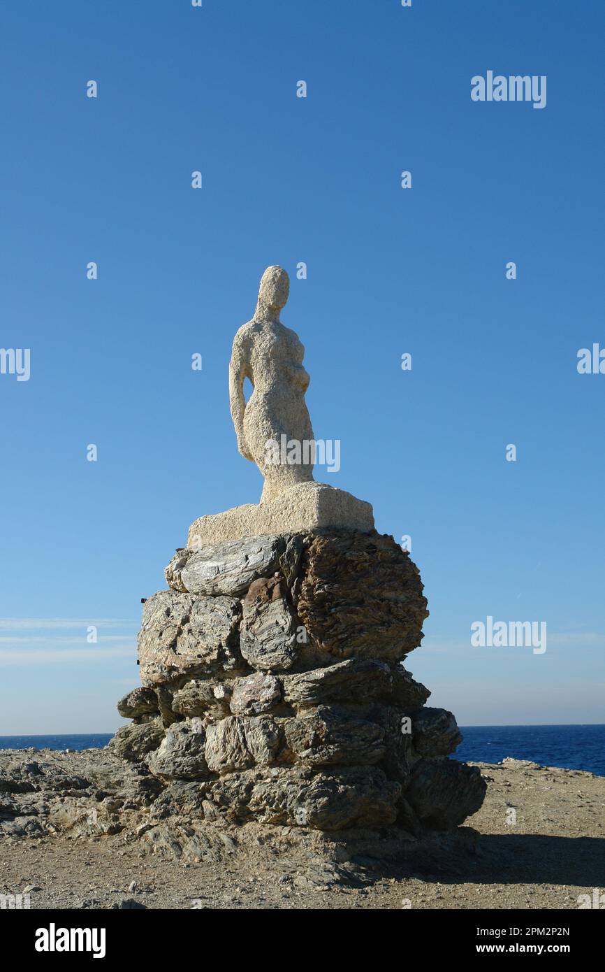 Statue of Venus du Gaou au Brusc Provence Stock Photo - Alamy