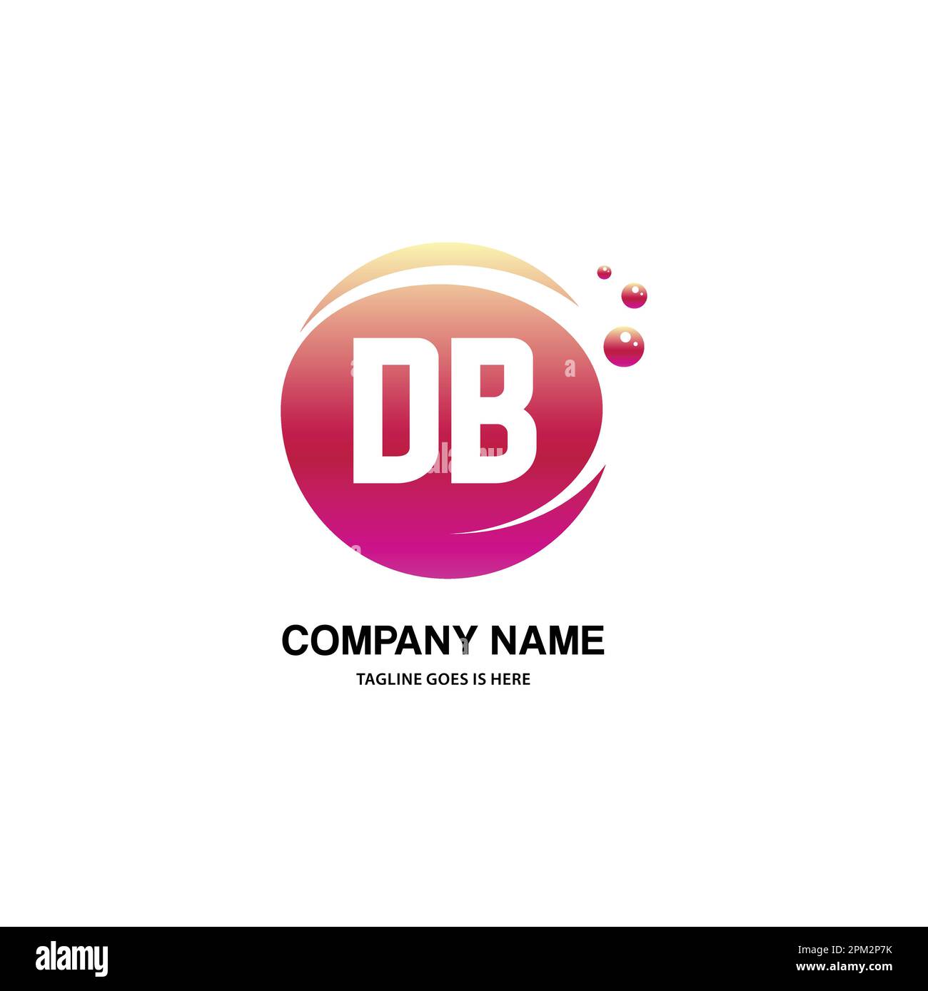 initial logo With Colorful Circle template vector Stock Vector Image ...