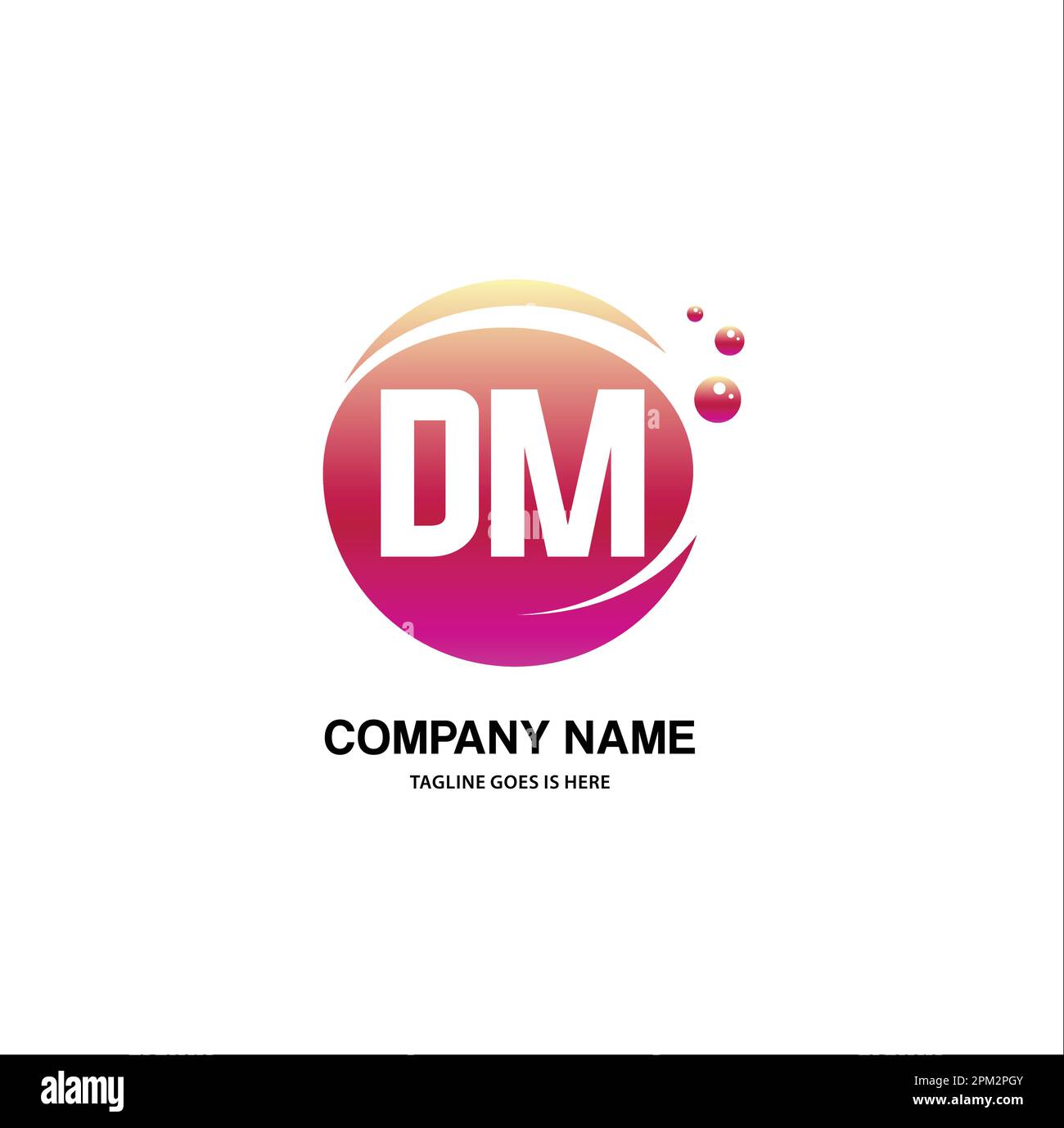 initial logo With Colorful Circle template vector Stock Vector Image ...