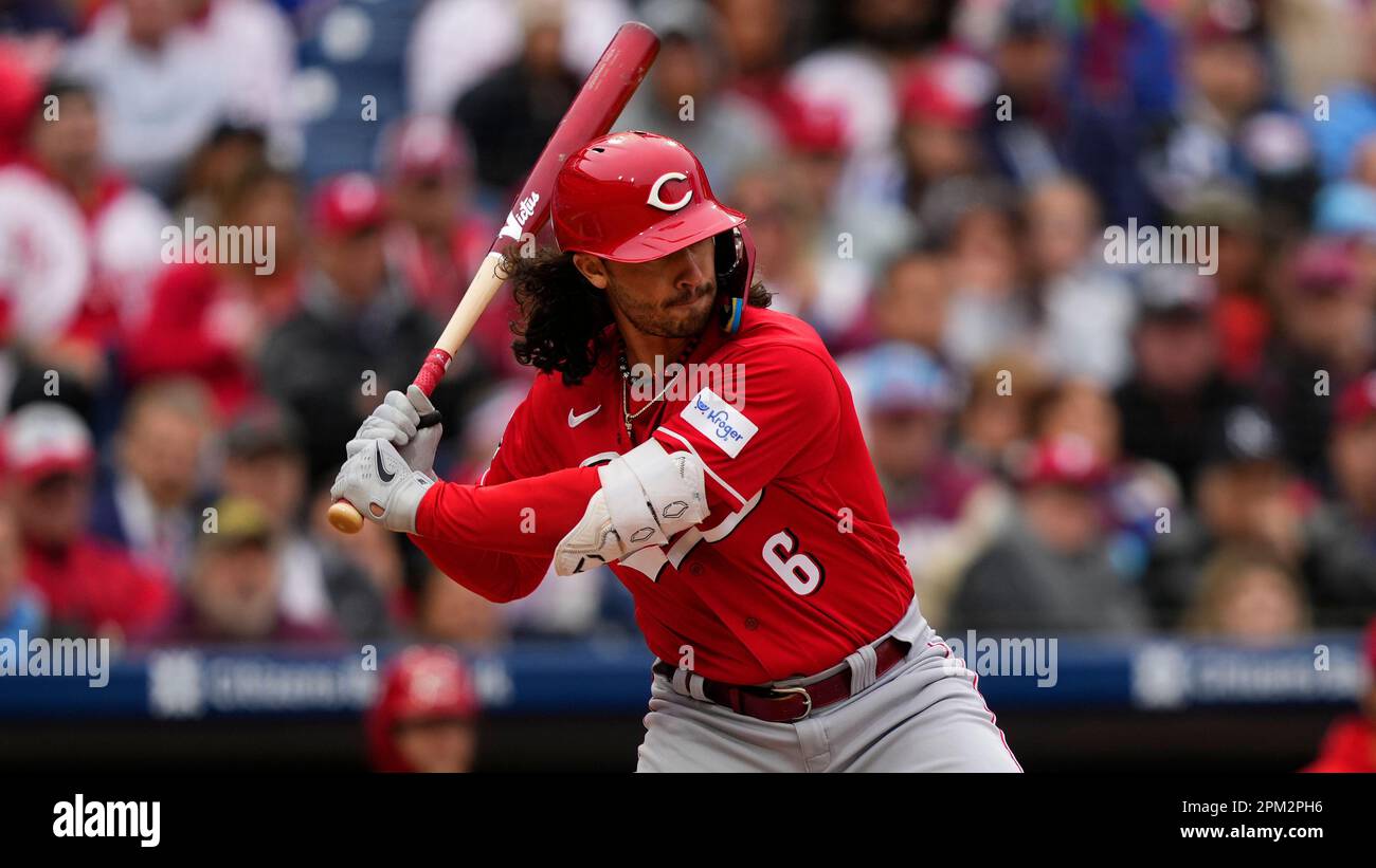 Cincinnati Reds' Jonathan India plays during the fifth inning of a ...