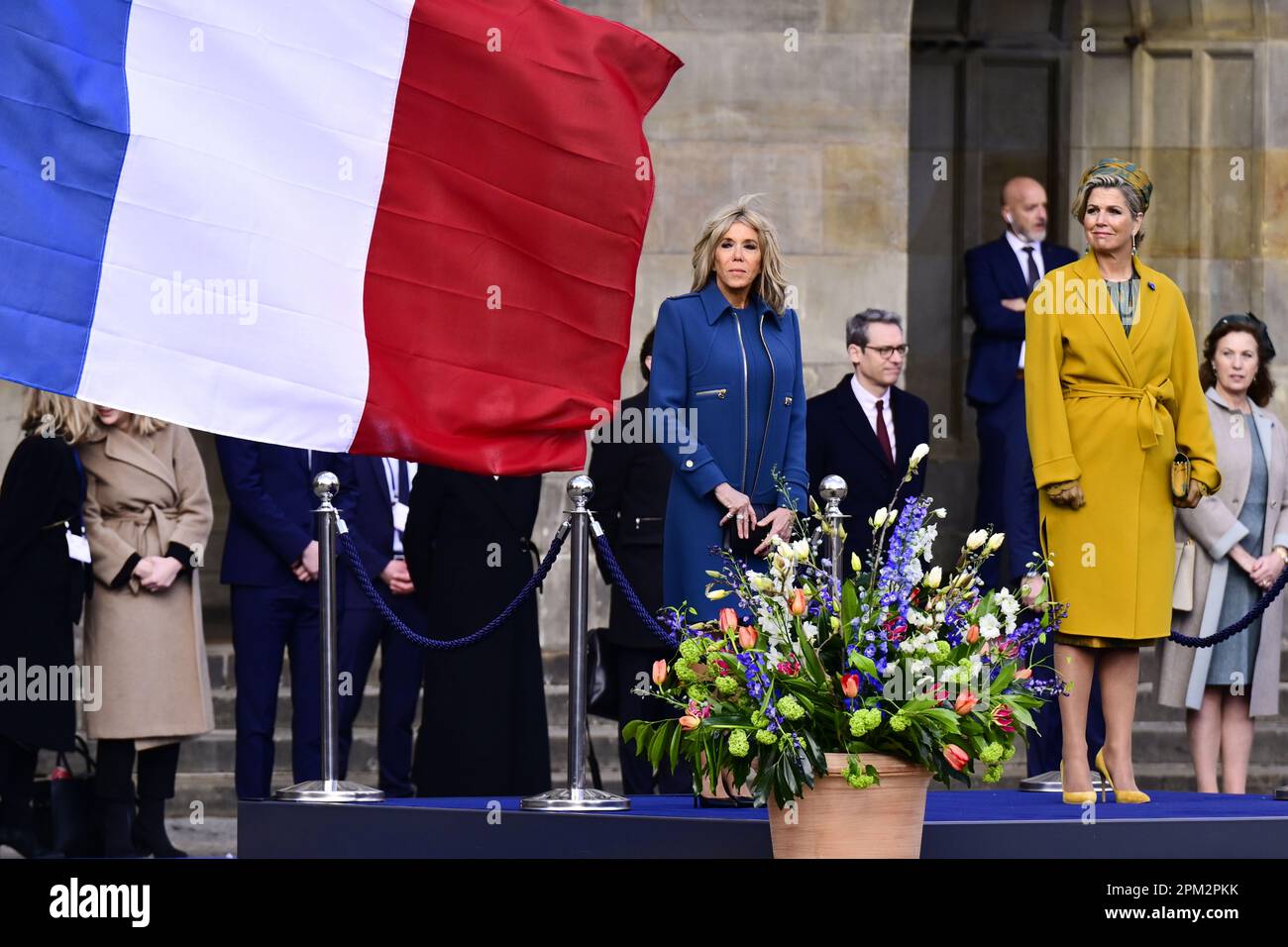 Amsterdam, Netherlands. 11th Apr, 2023. AMSTERDAM - French President ...