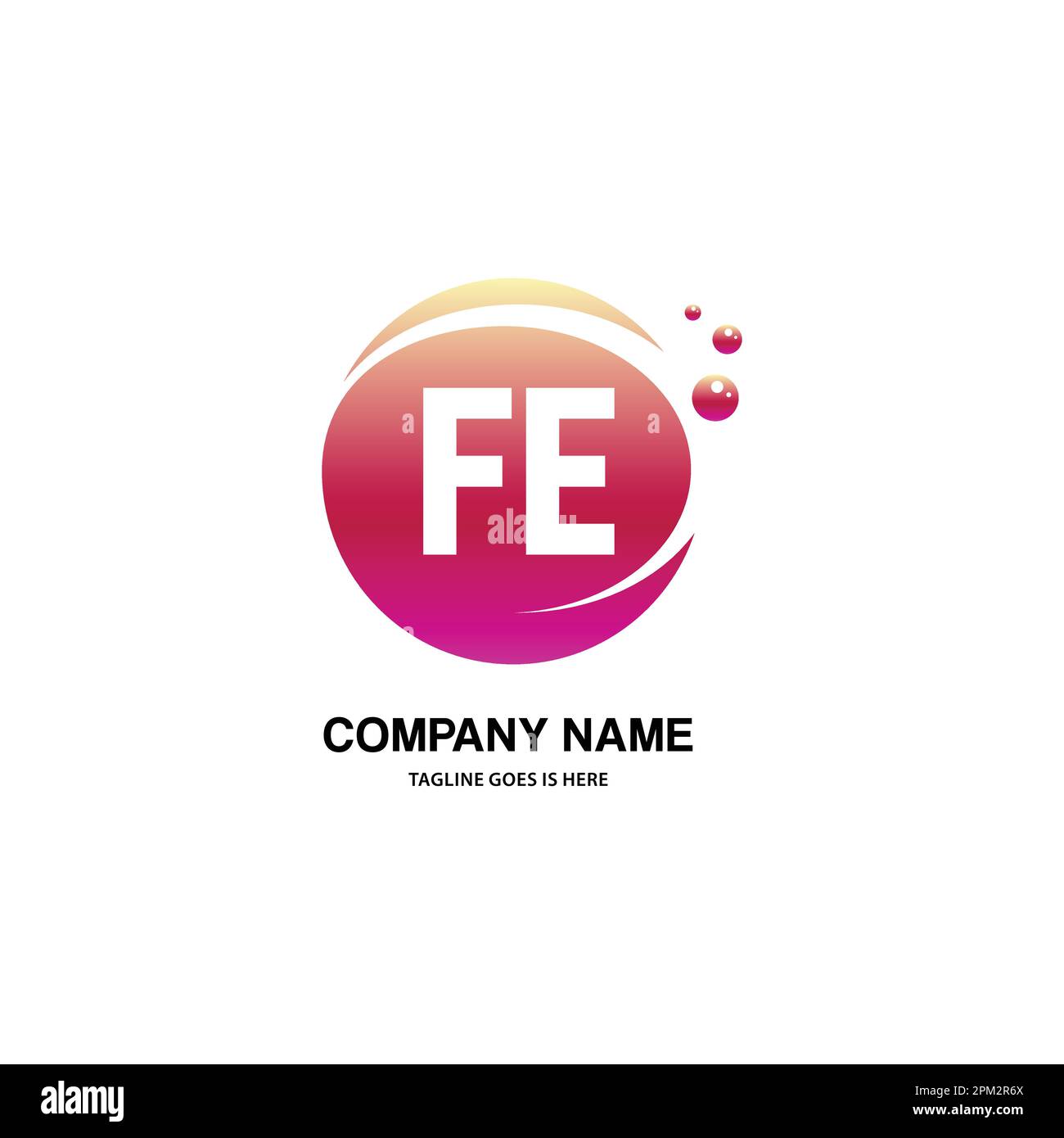 initial logo With Colorful Circle template vector Stock Vector Image ...