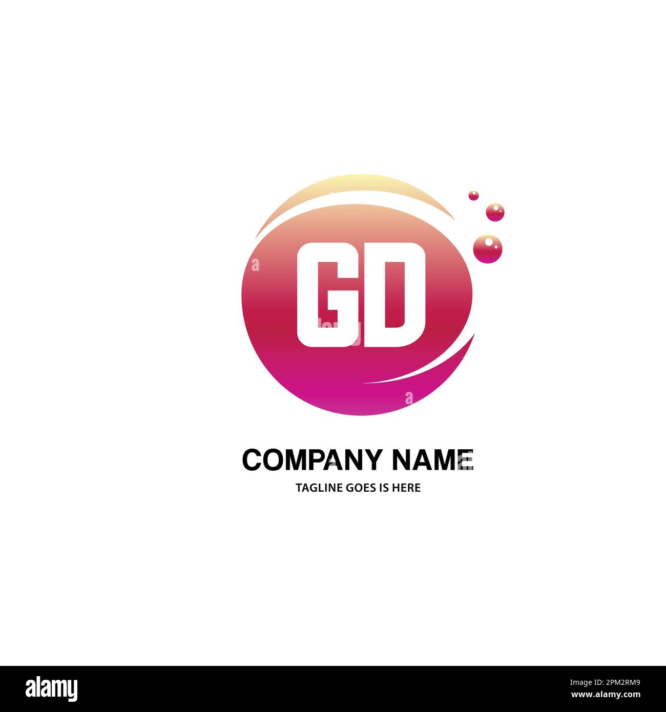initial logo With Colorful Circle template vector Stock Vector Image ...