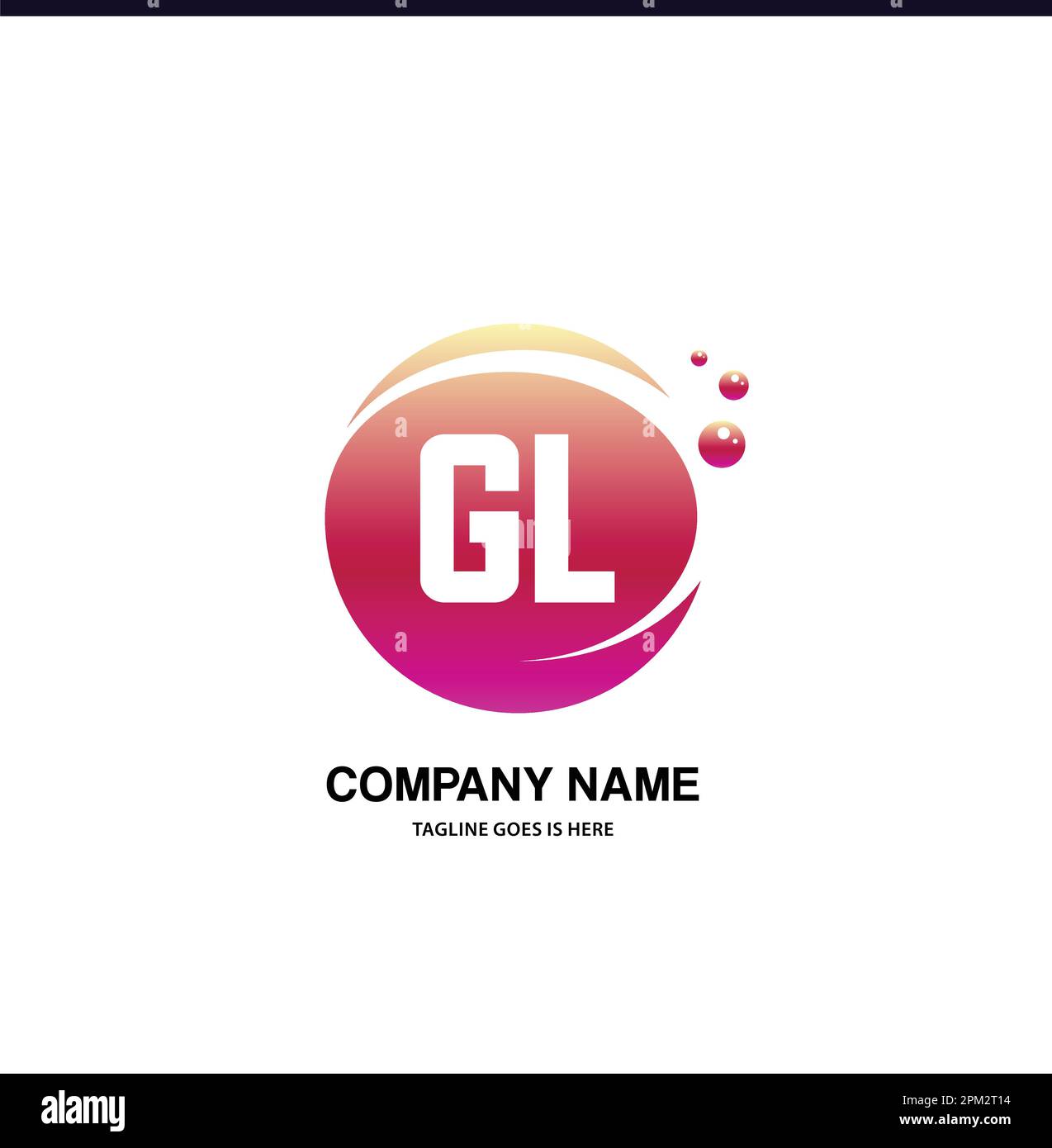 initial logo With Colorful Circle template vector Stock Vector Image ...