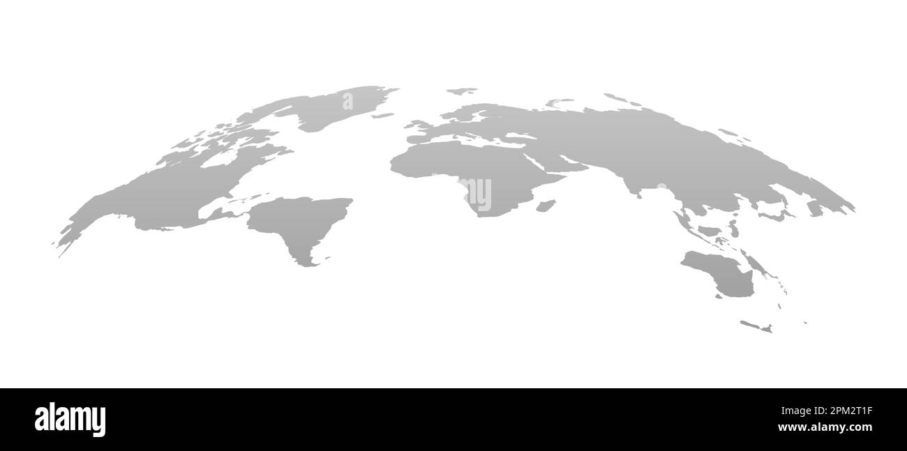 3D Globe World Map Template. Monochrome Design for Education, Science ...