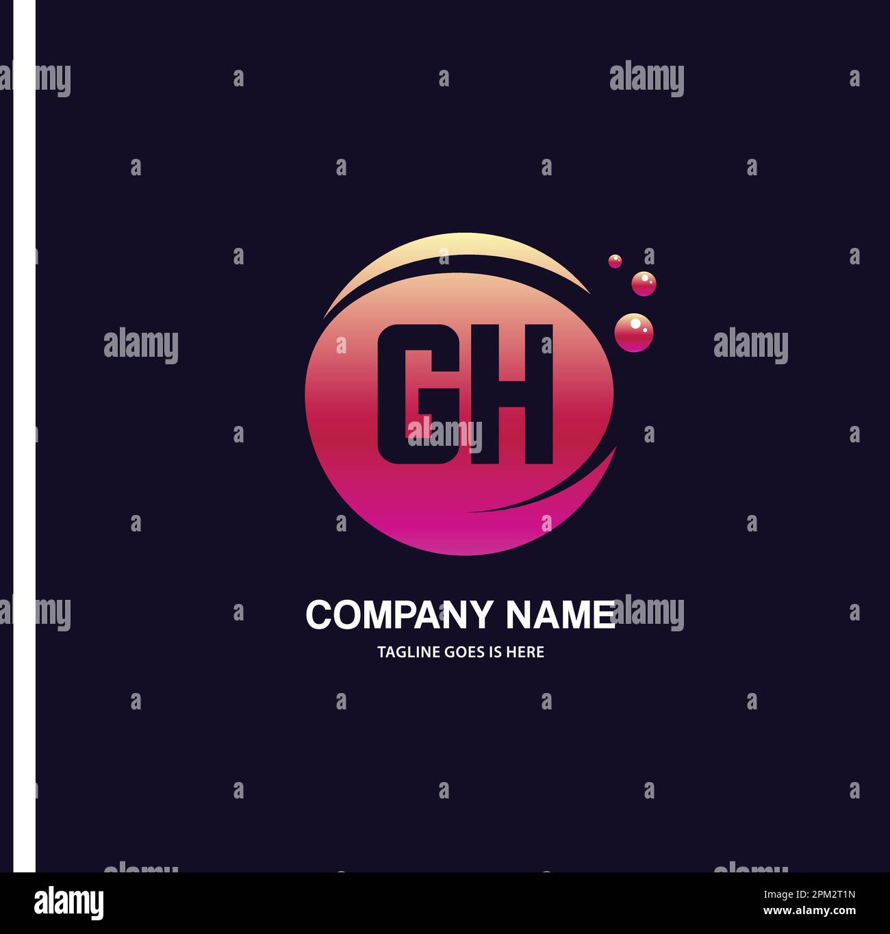 initial logo With Colorful Circle template vector Stock Vector Image ...