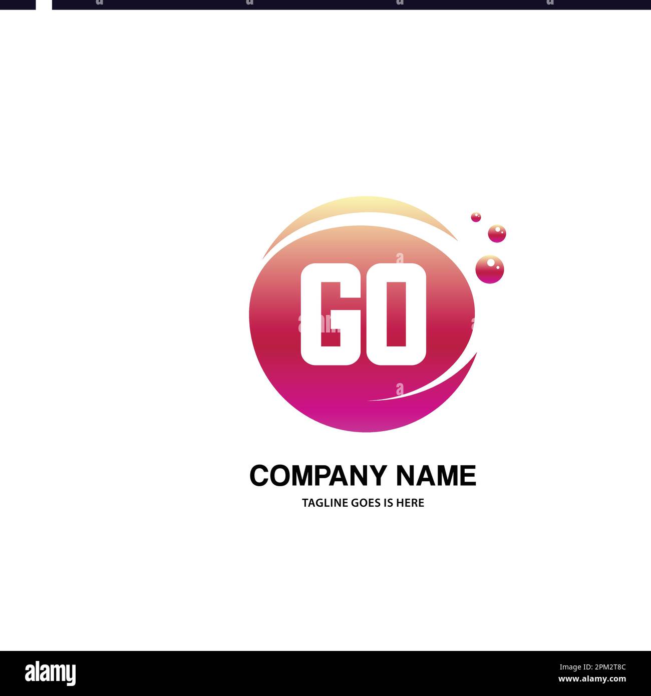 initial logo With Colorful Circle template vector Stock Vector Image ...