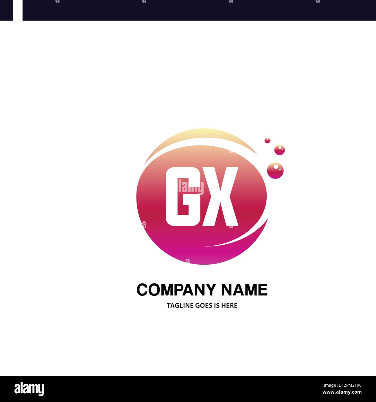 initial logo With Colorful Circle template vector Stock Vector Image ...