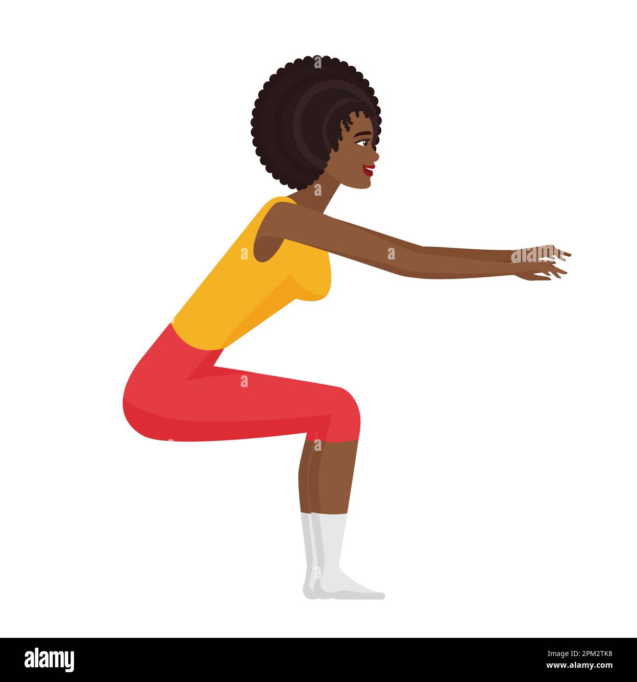 Fitness Trainer Cartoon