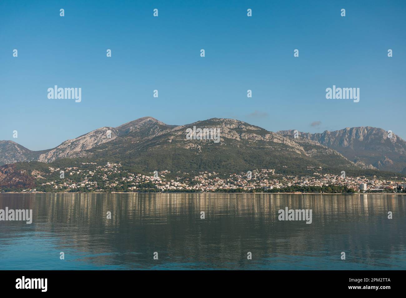 Adriatic sea shore panoramic landscape in perfect summer day. Awesome ...