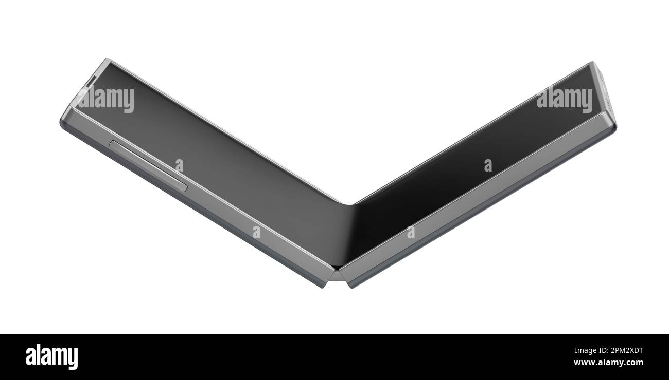 Side view of modern foldable smartphone Stock Photo - Alamy