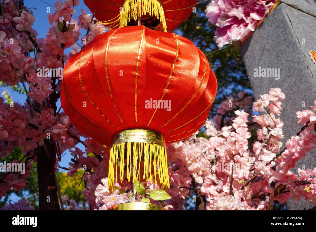 Hanging red lantern hi-res stock photography and images - Alamy