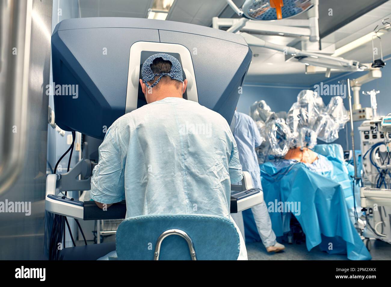 Carrying out an operation using a robot, a robot surgeon with ...