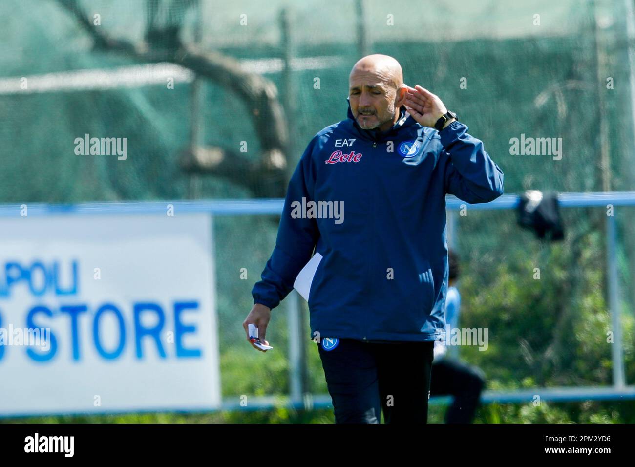 SSC Napoli's Italian coach Luciano Spalletti during ssc napoli training ...