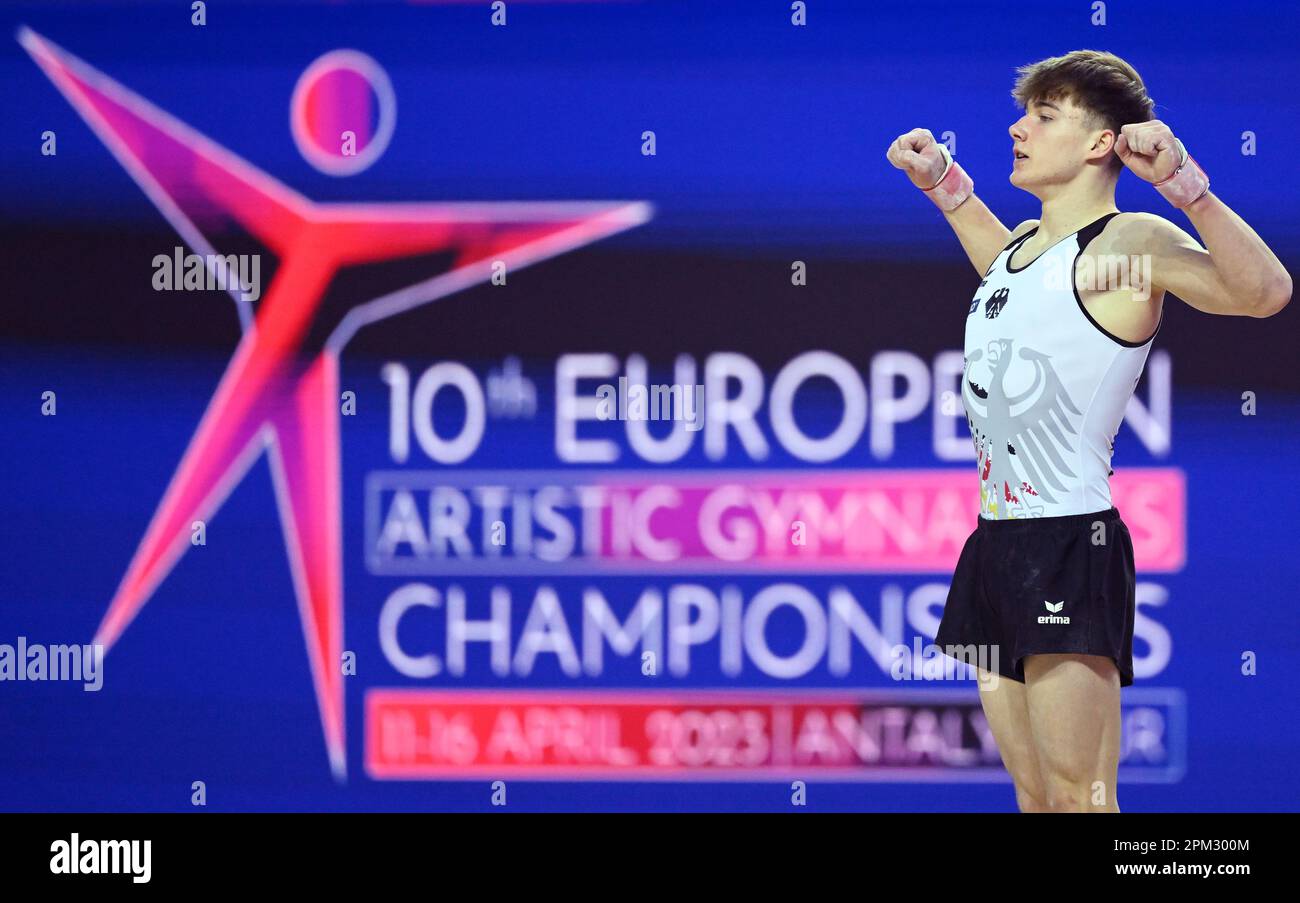 Antalya, Turkey. 11th Apr, 2023. Gymnastics: European Championship, Men ...