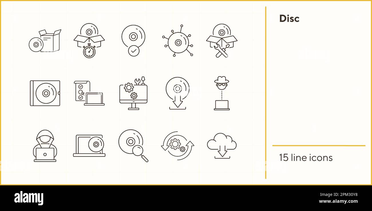 Setup disc Stock Vector Images - Alamy