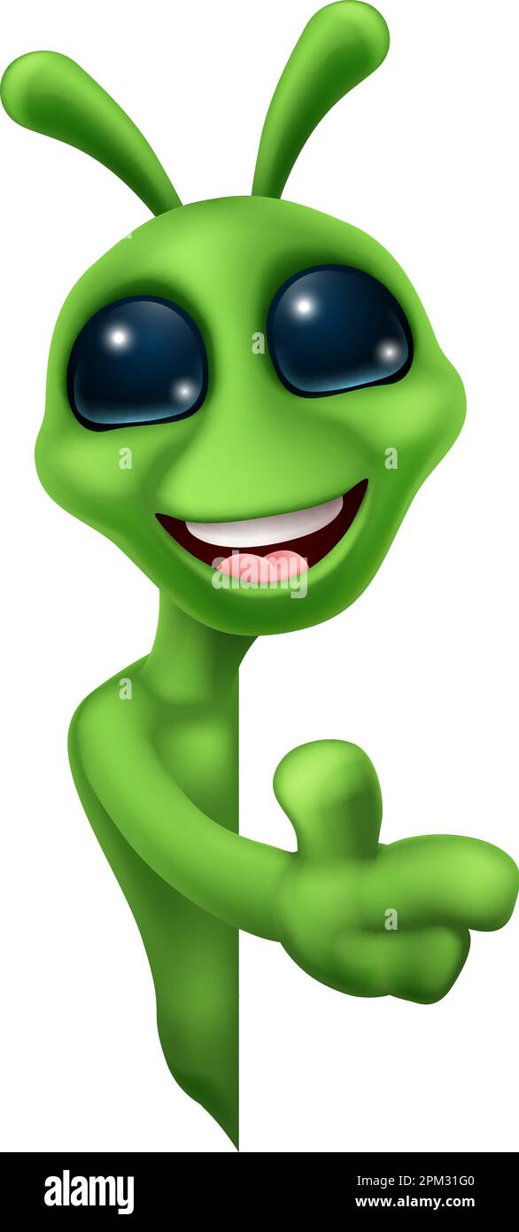 Little green men alien Stock Vector Images - Alamy