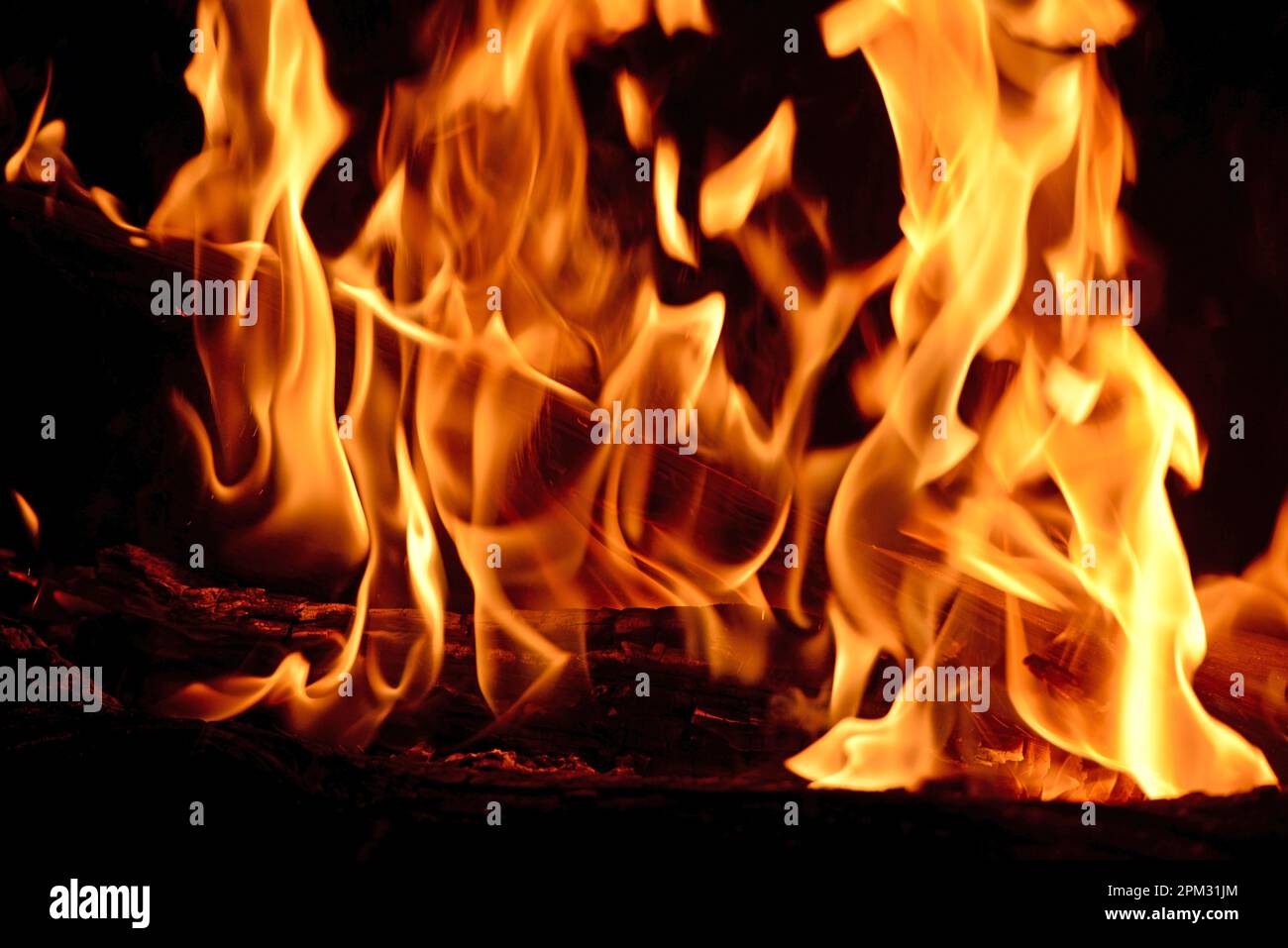BURNING HOT FIRE Stock Photo - Alamy