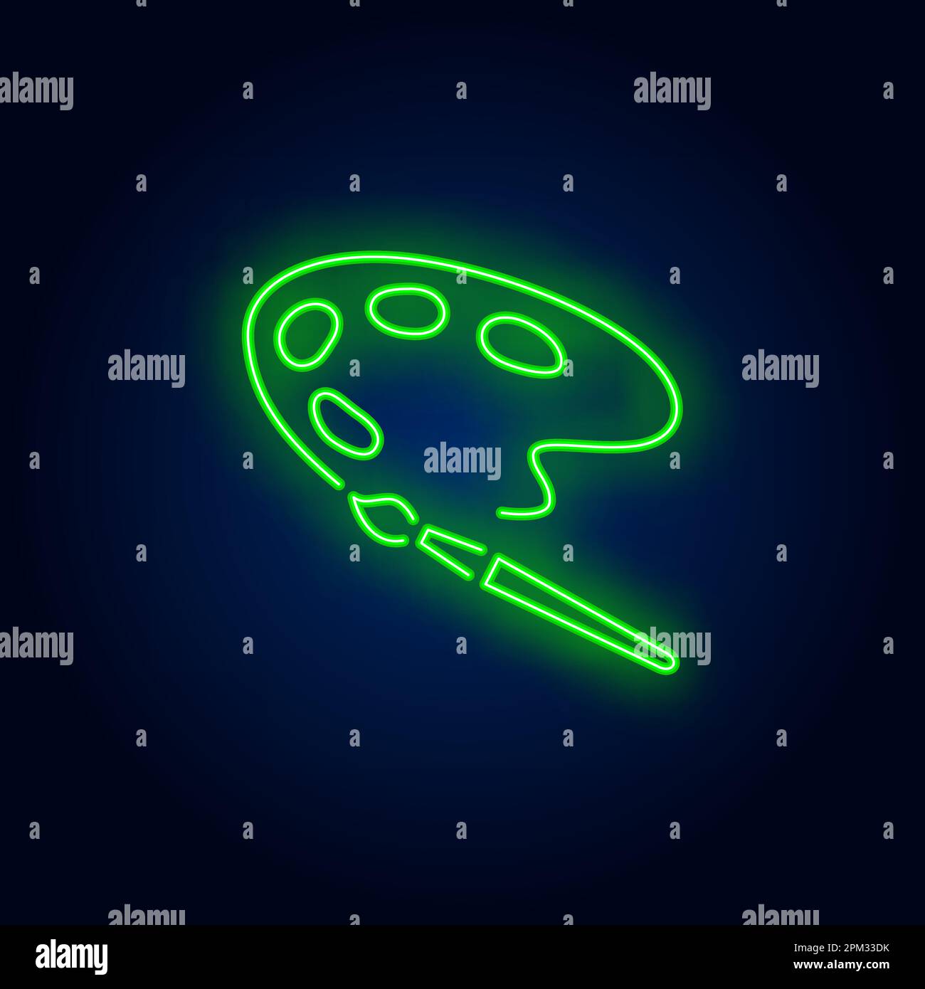 Luminous palette Stock Vector Images - Alamy