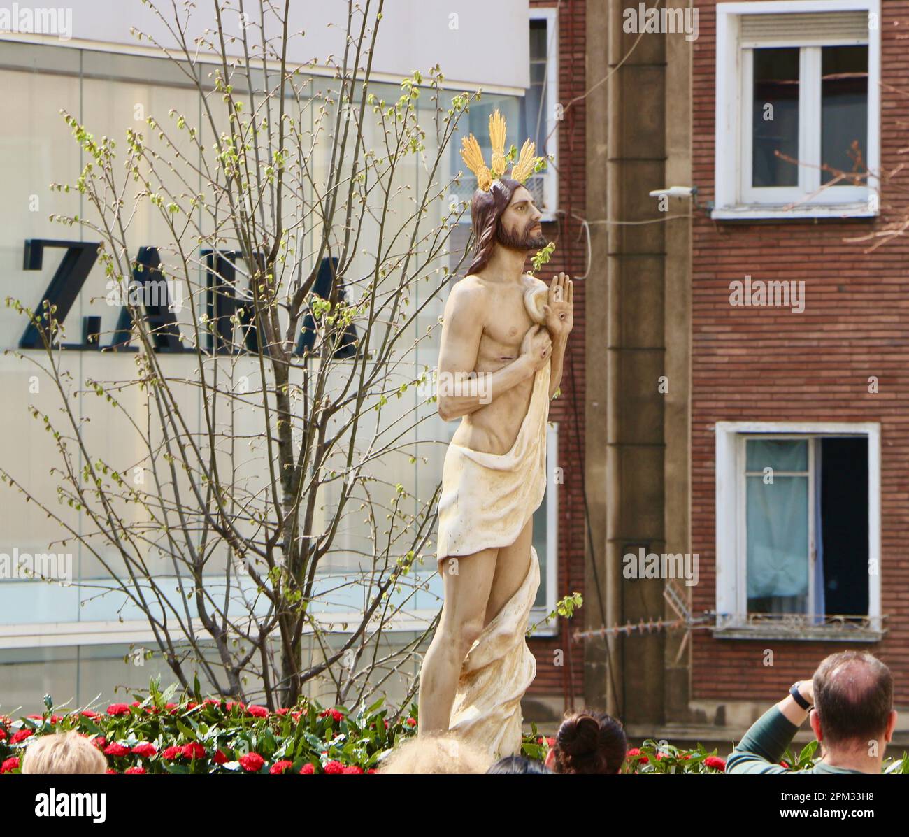 Sculpture of Jesus Christ the resurrection Cristo Resucitado in the ...