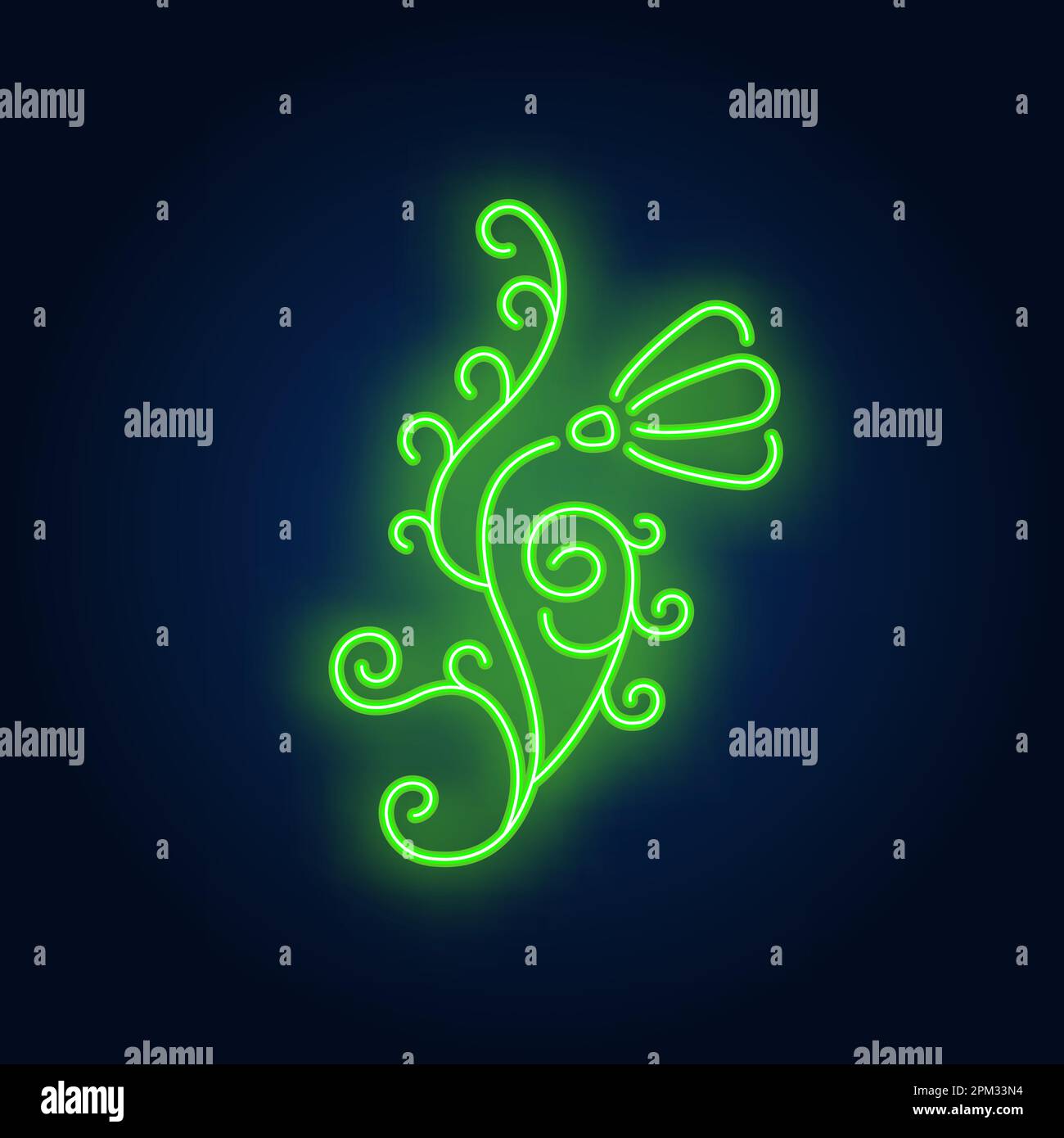 Vine neon sign Stock Vector Image & Art - Alamy