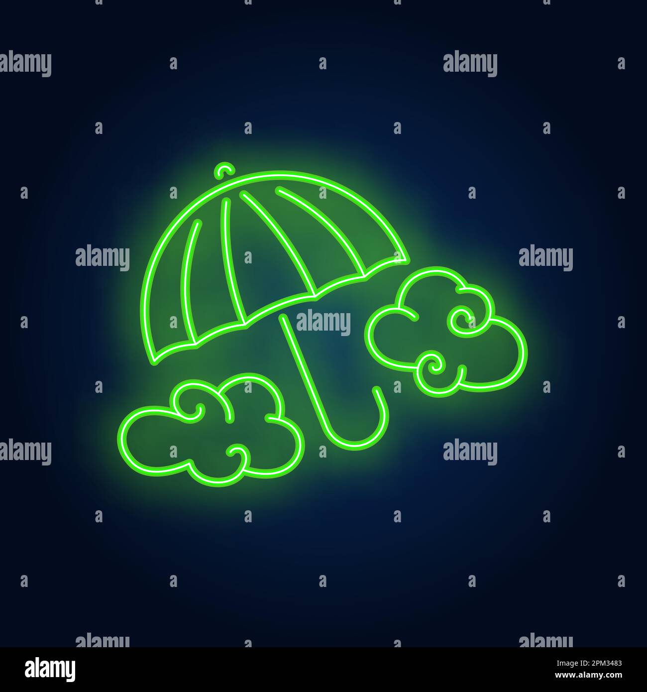 Cloudy weather neon sign Stock Vector Image & Art - Alamy