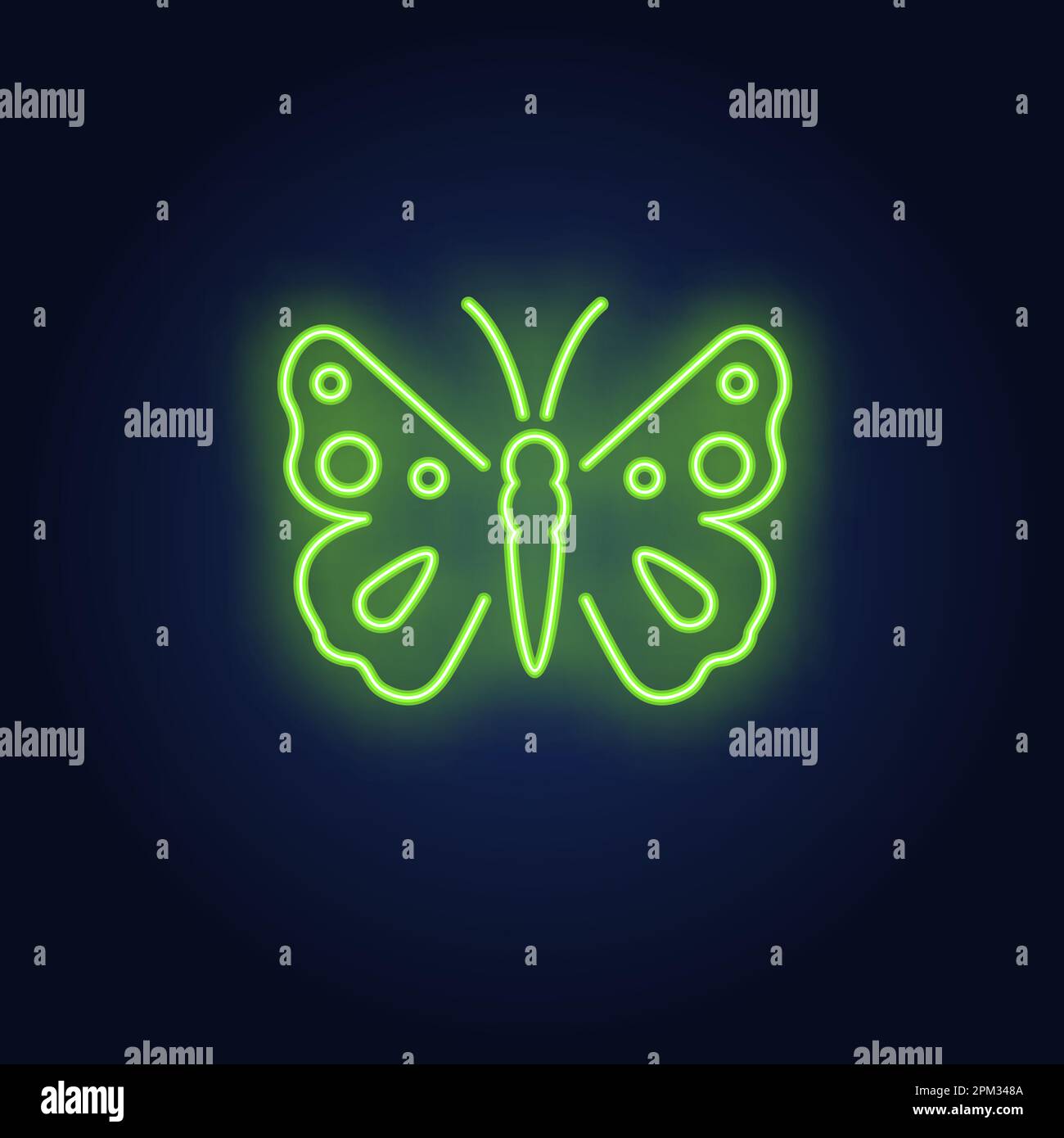 Butterfly neon sign Stock Vector Image & Art - Alamy