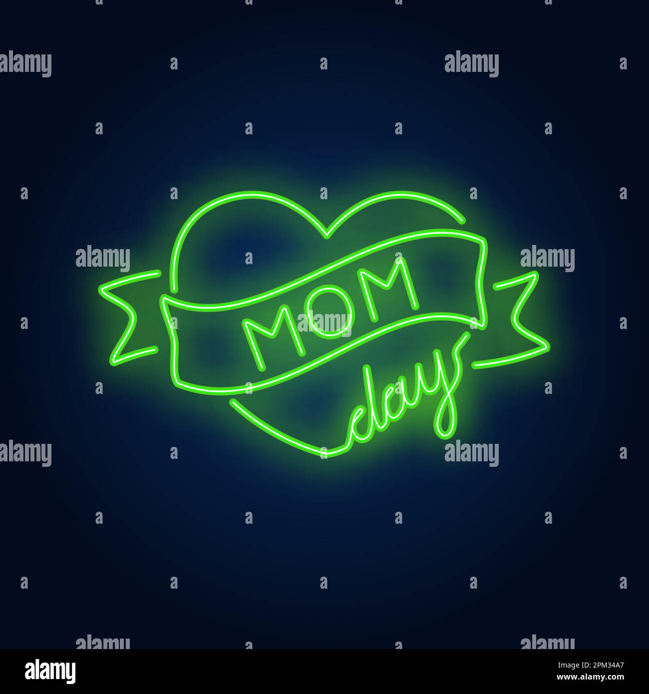 Mom day neon sign Stock Vector Image & Art - Alamy