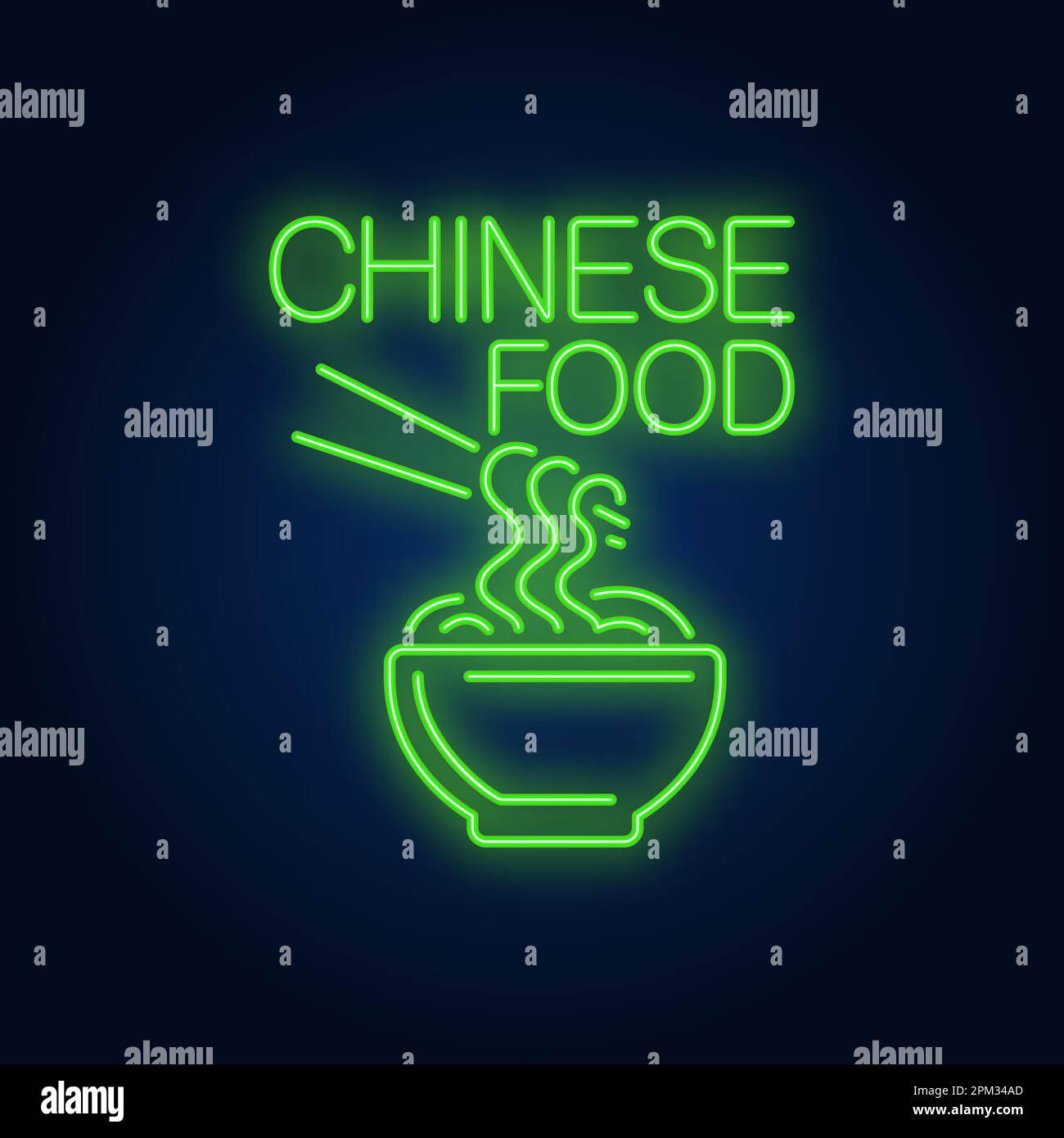 Chinese street food sign Stock Vector Images - Alamy
