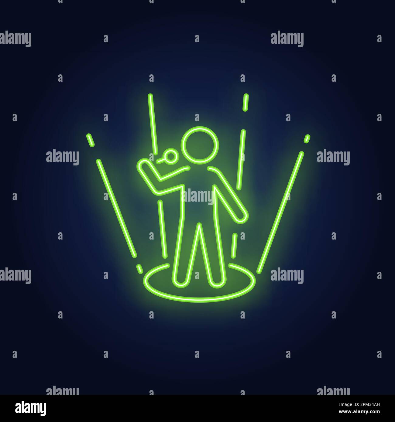 Singer advertisement Stock Vector Images - Alamy