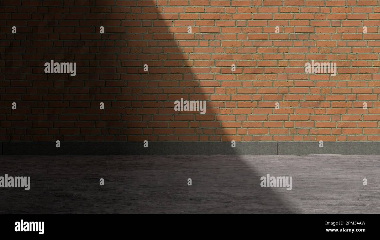 Outdoor brick mortar and concrete texture blended space with sharp ...