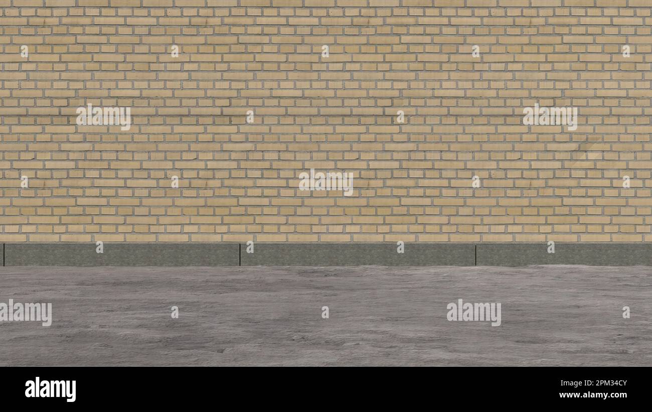 3d rendering brick wall hi-res stock photography and images - Alamy