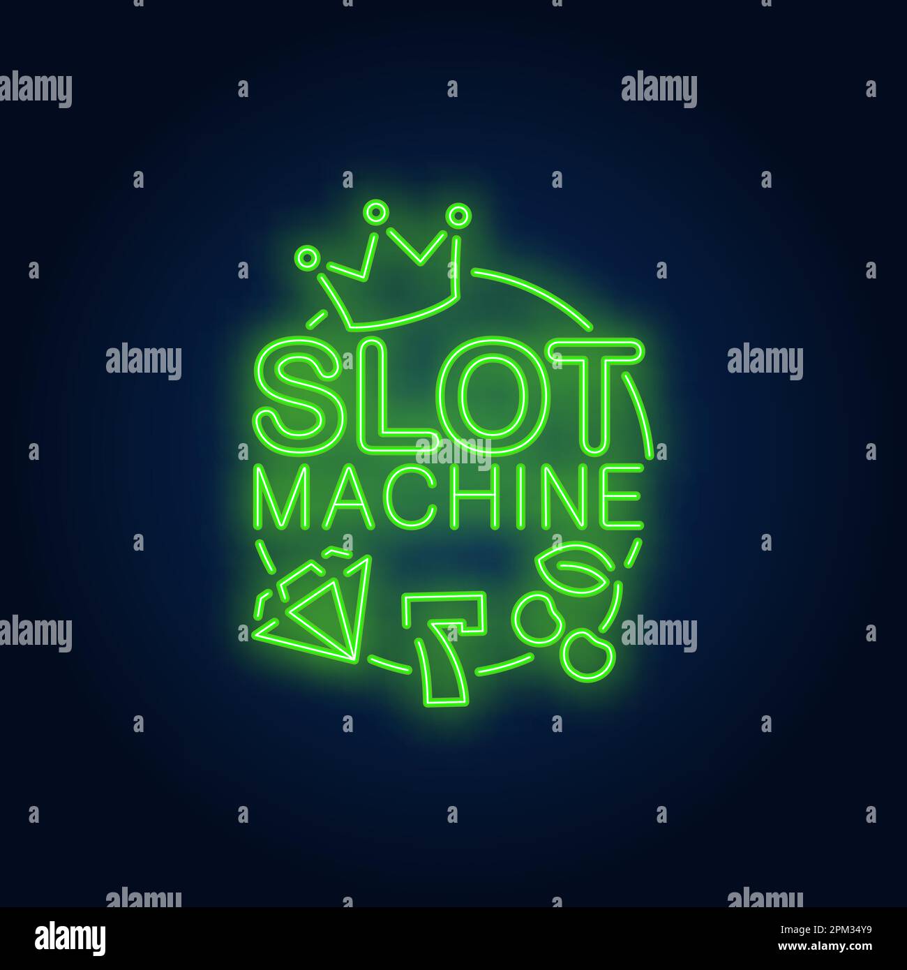 Vintage fruit machine Stock Vector Images - Alamy