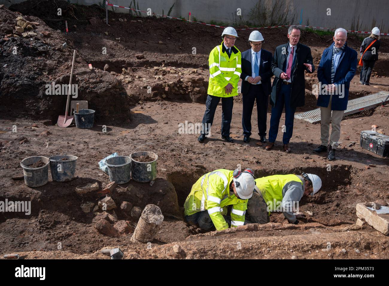 Trier, Germany. 11th Apr, 2023. The Lord Mayor of Trier, Wolfram Leibe ...
