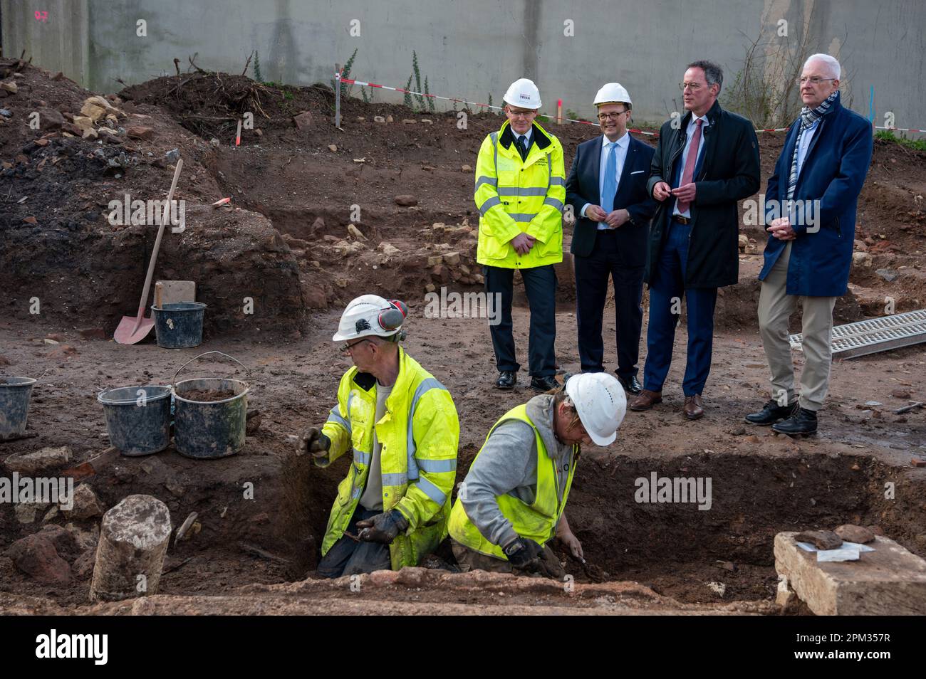 Trier, Germany. 11th Apr, 2023. The Lord Mayor of Trier, Wolfram Leibe ...