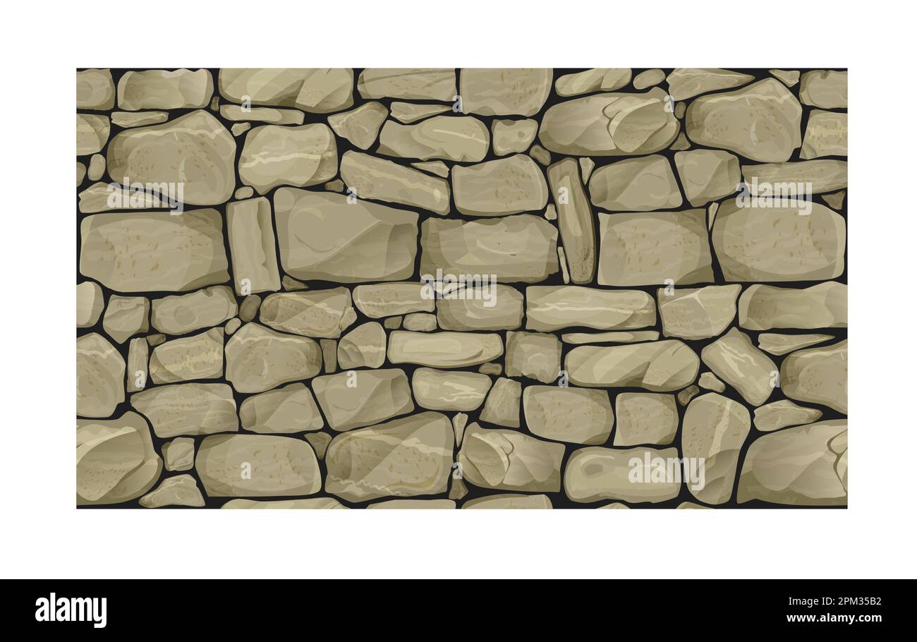 Beige brick wall texture Cut Out Stock Images & Pictures - Alamy