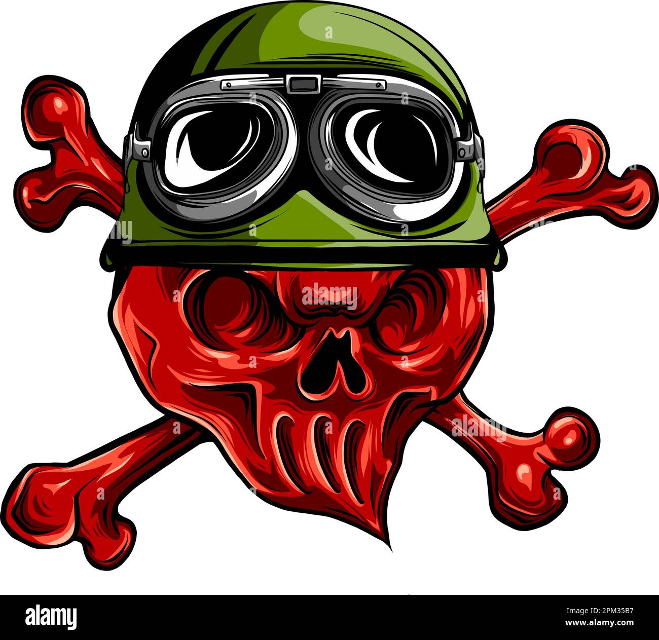 Vector Illustration Of Skull In Helmet Soldier Digital Hand Draw Stock Vector Image And Art Alamy