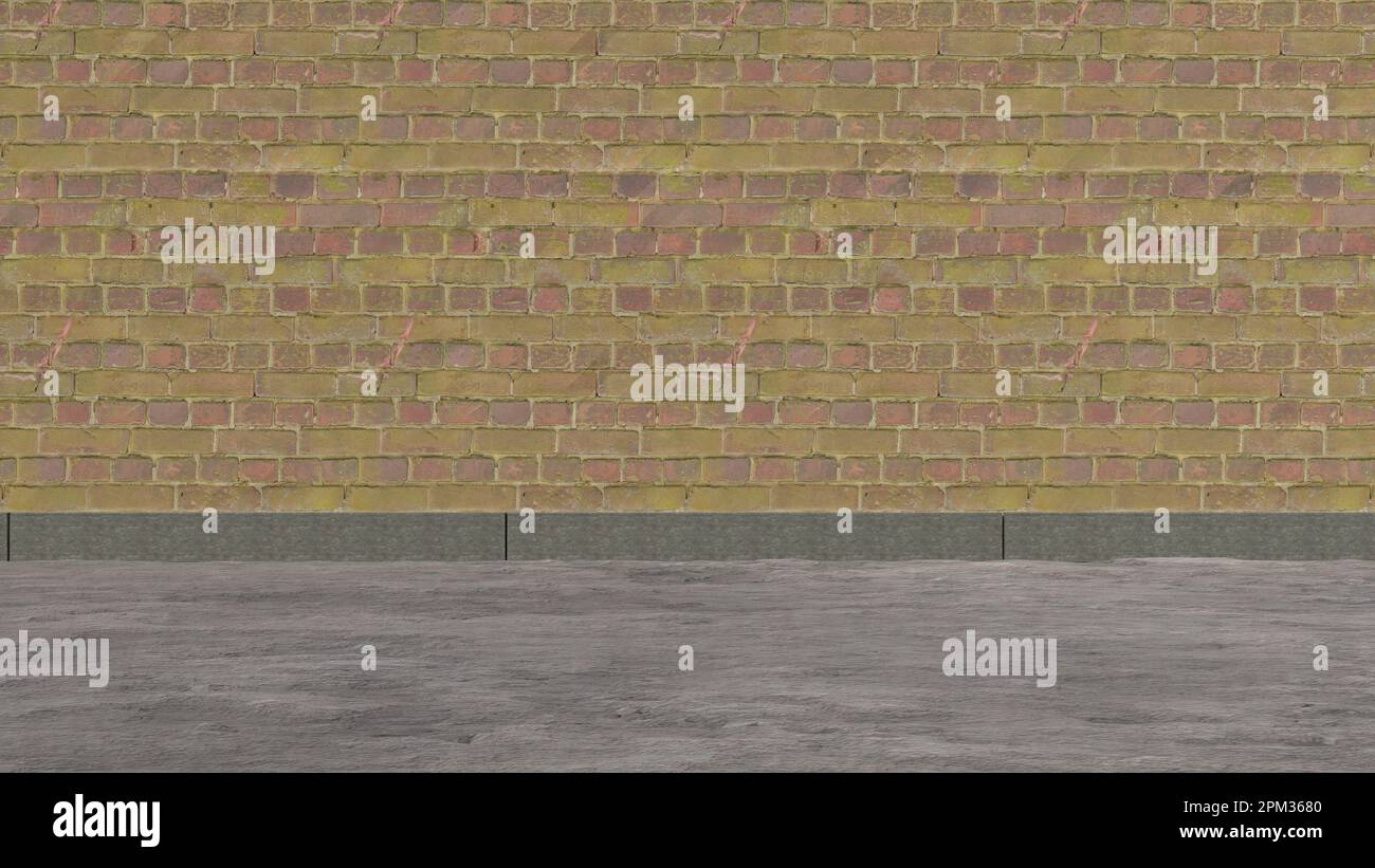 Outdoor A space where uneven brick meets expressive concrete to create ...