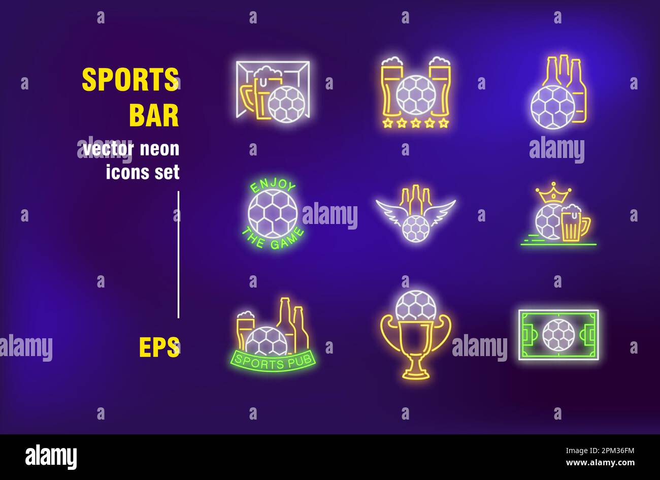 Sport bar neon signs set Stock Vector Image & Art - Alamy Sport bar neon signs set Stock Vector Image & Art - Alamy