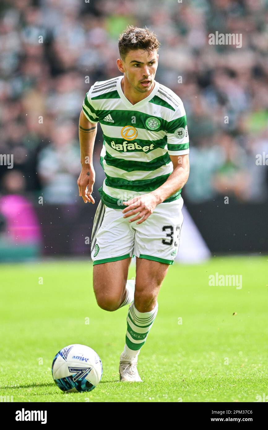 Matt O'Riley of Celtic during the cinch Premiership match at Celtic ...