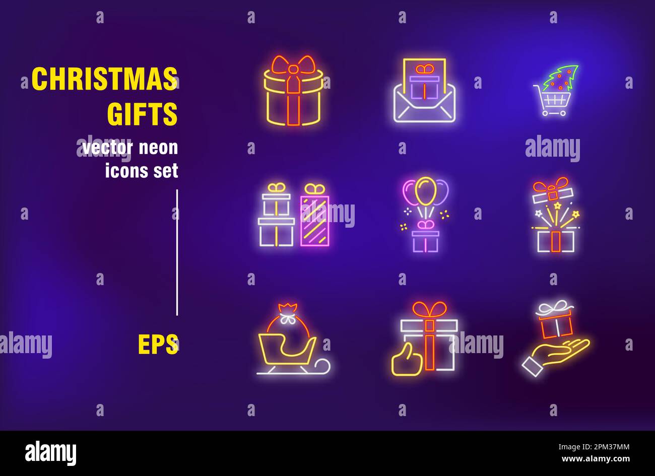 Christmas group gifts on Stock Vector Images - Alamy