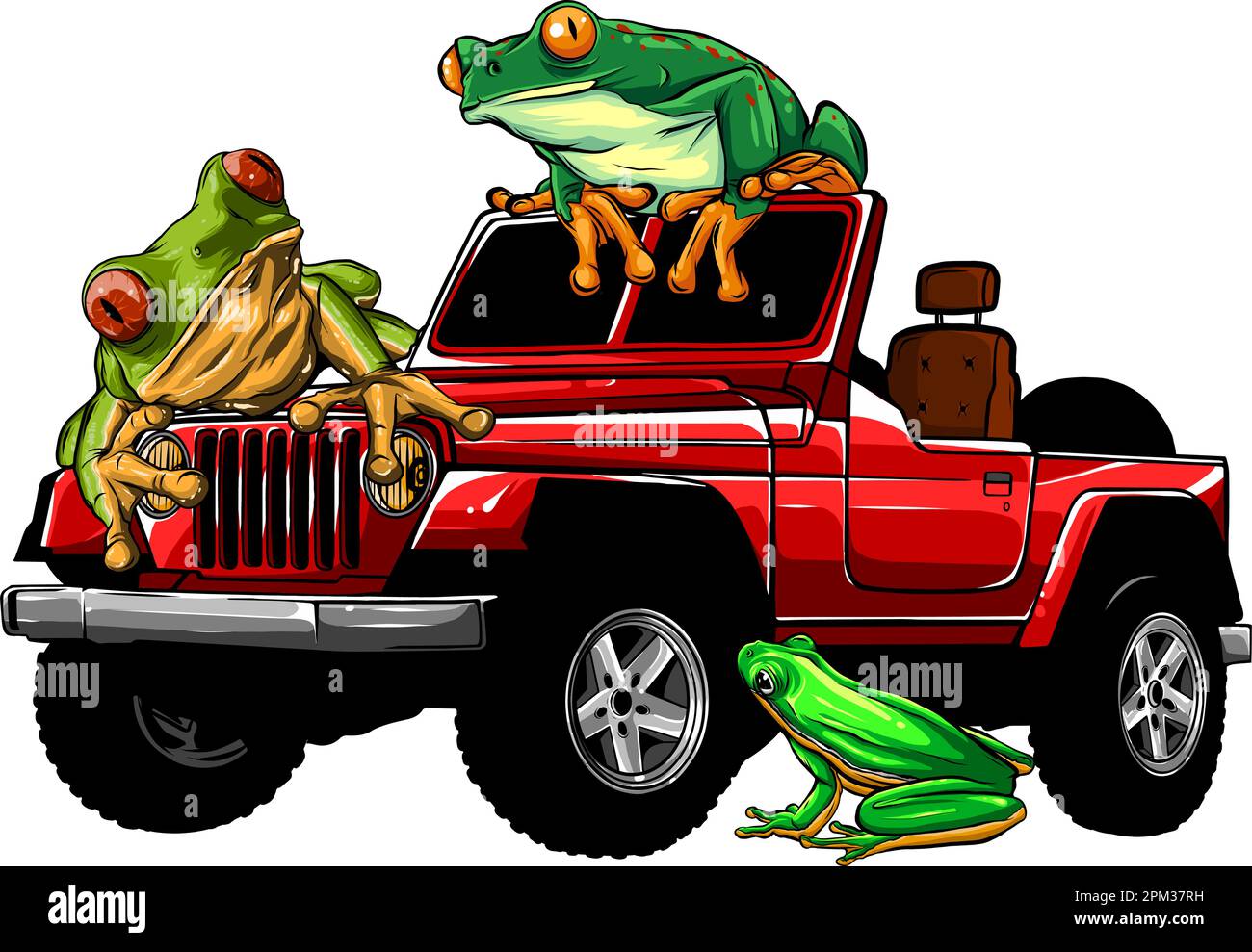 Vector illustration of Terrain vehicle logo design Stock Vector Image ...