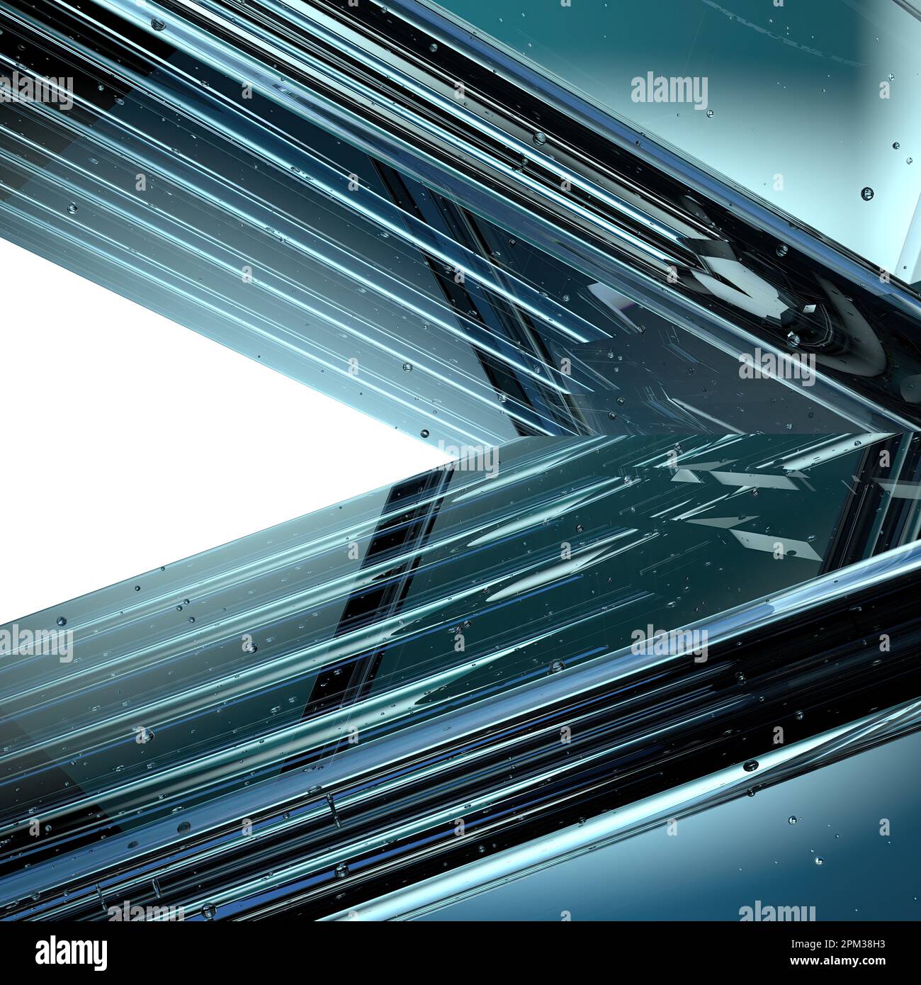 isolated watery transparent crystal geometry abstract cold icy Elegant ...