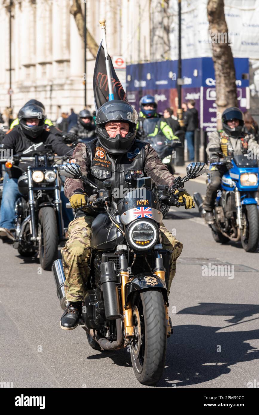 Ride of Respect in memory of the late Queen Elizabeth II by military ...