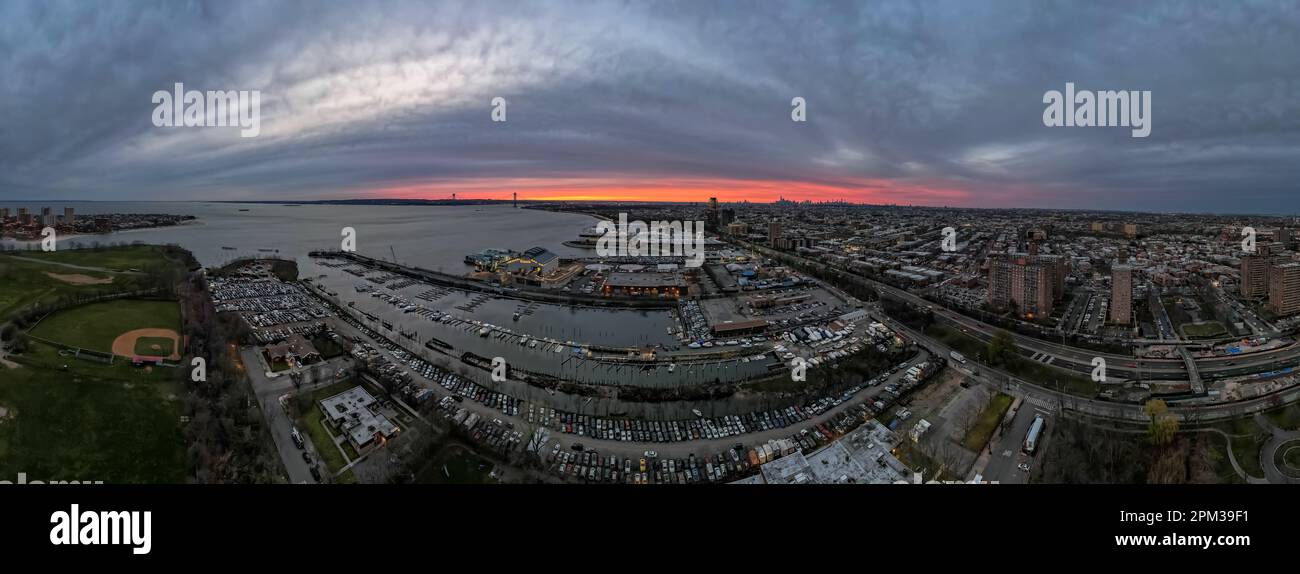 An aerial view of gravesend hi-res stock photography and images - Alamy