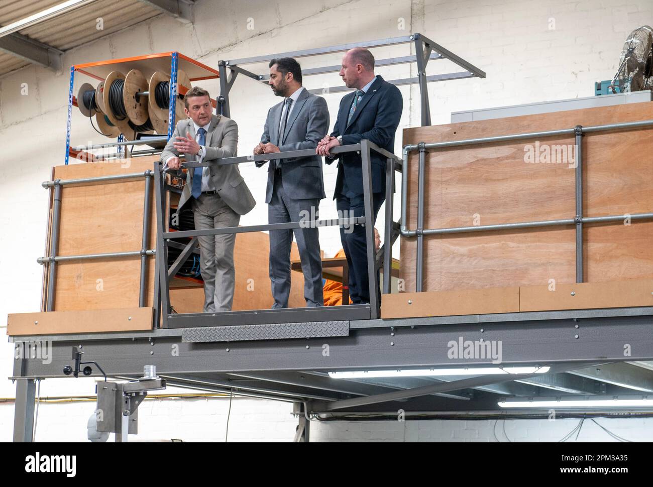 First Minister Humza Yousaf and Energy Secretary Neil Gray alongside ...