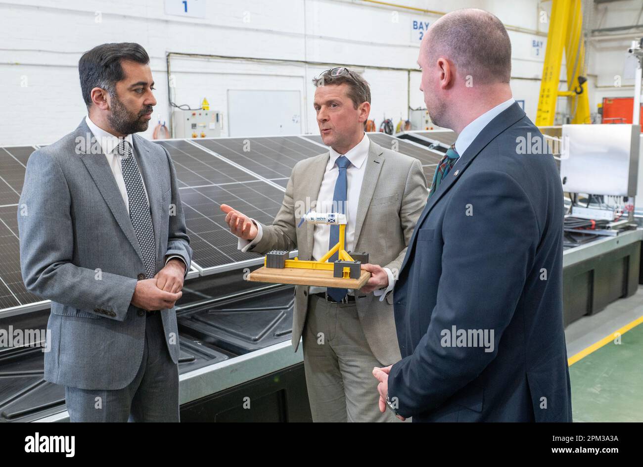 First Minister Humza Yousaf and Energy Secretary Neil Gray alongside ...